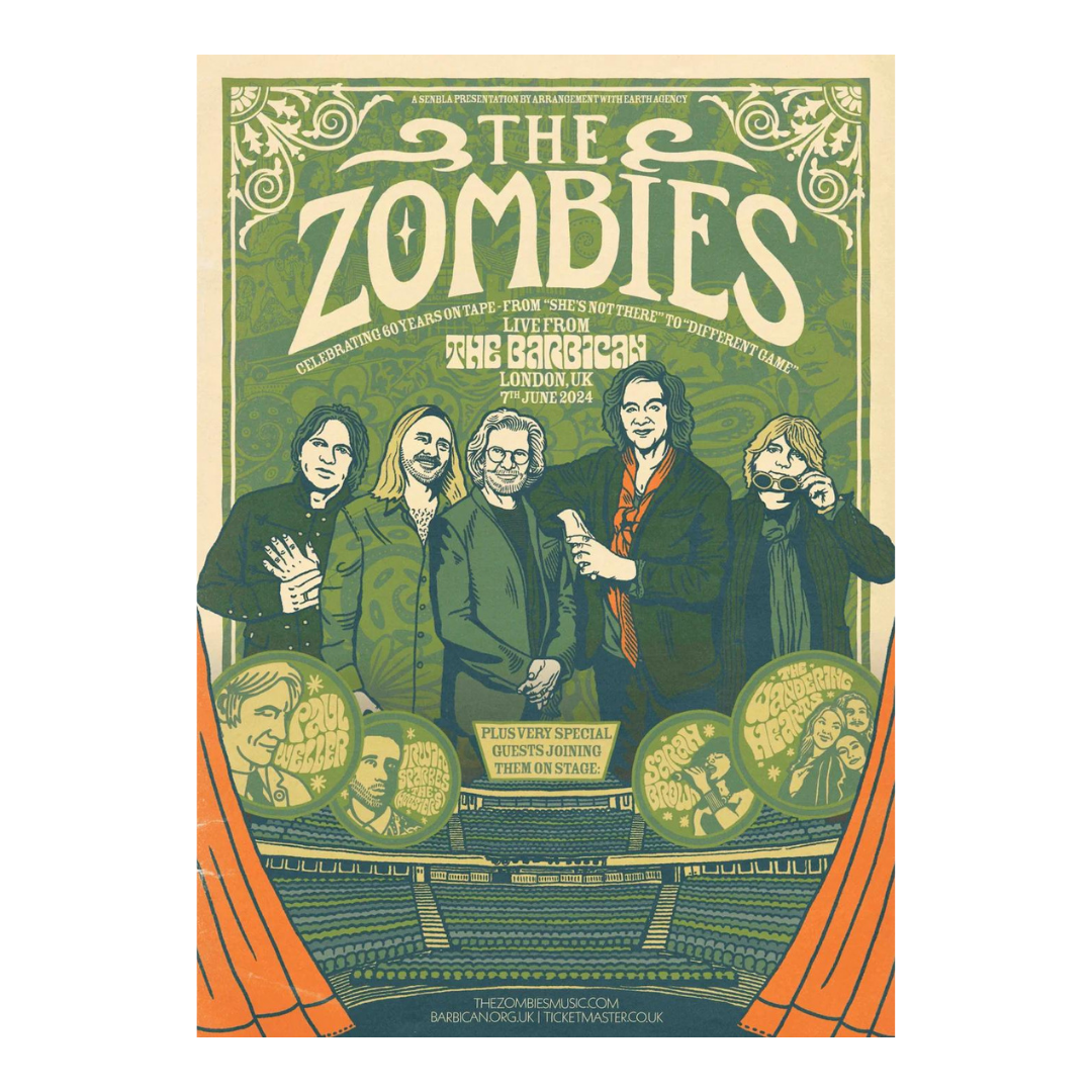 Barbican Poster 2024 – The Zombies Merch UK